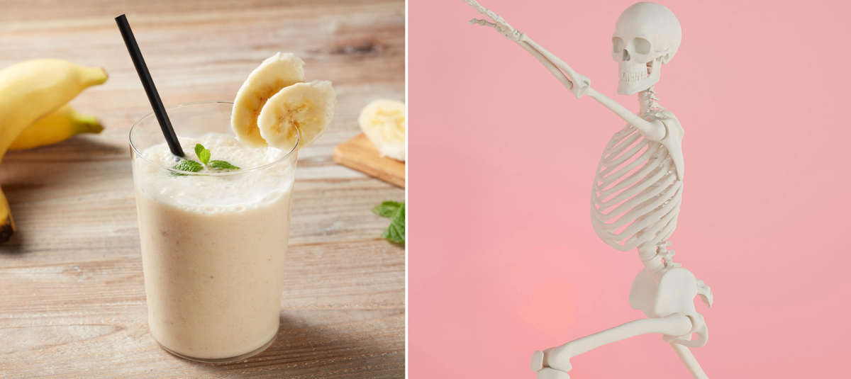 Licuado de banano, almendras y chía: una bebida rica en omega-3, calcio ...